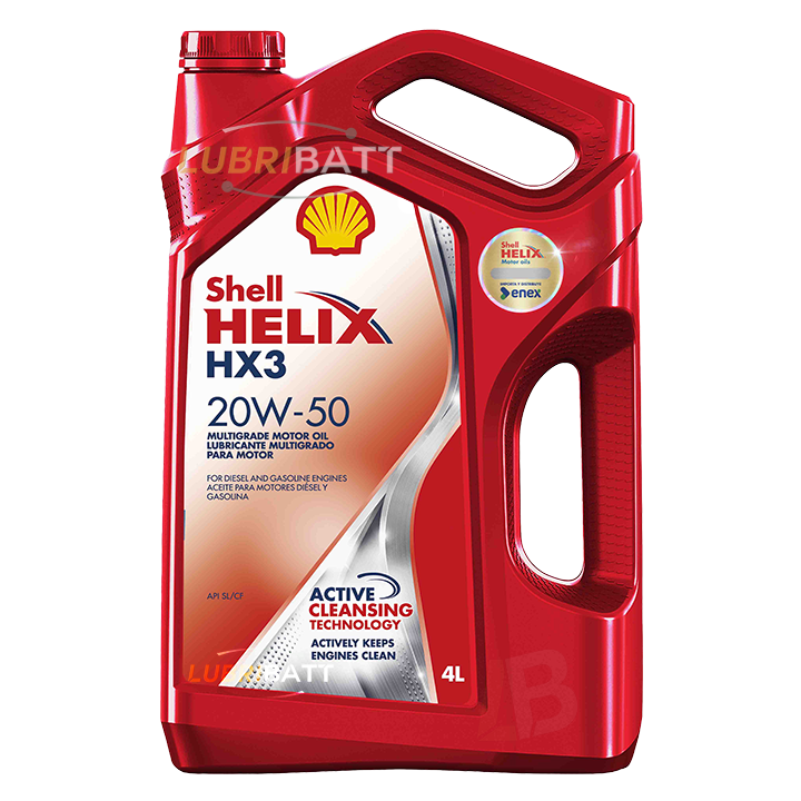 Lubricante SHELL hx3 20w50 4L - LubriBatt - Talca, Villarrica, Los ...